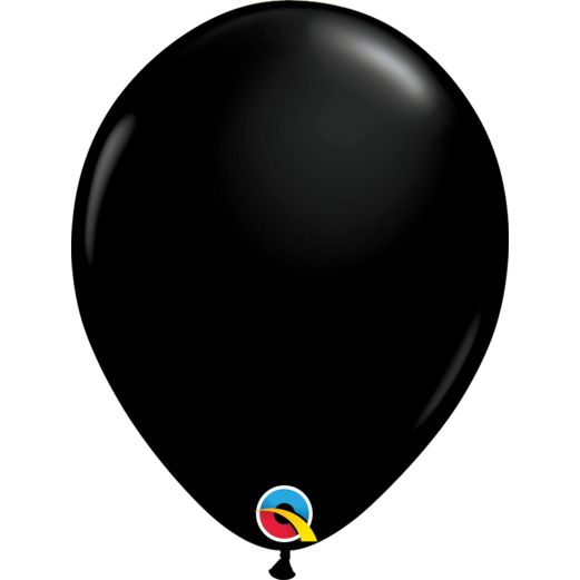11" Onyx Black Balloons | Fiesta Party Supplies