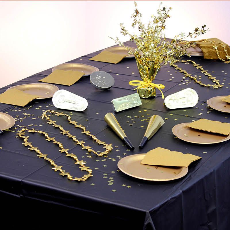 Gold Starry Night Table Set - New Years Eve Party Supplies ...