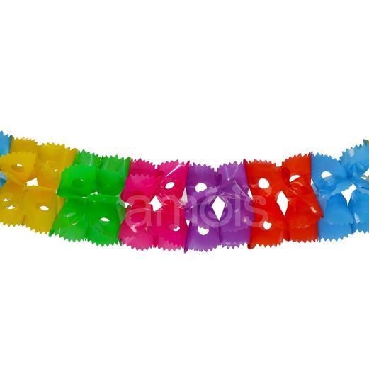 Large Neon Plastic Garland | Fiesta Party Supplies