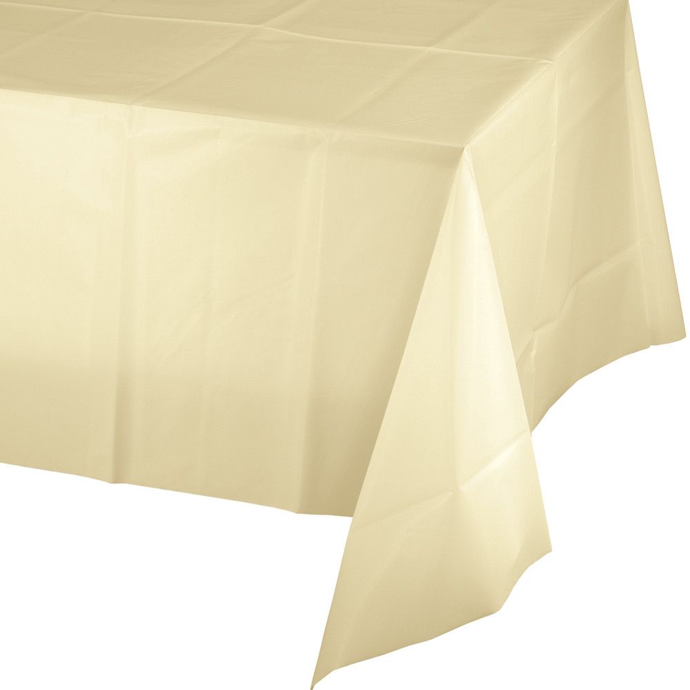 Rectangular Table Cover Ivory | Fiesta Party Supplies