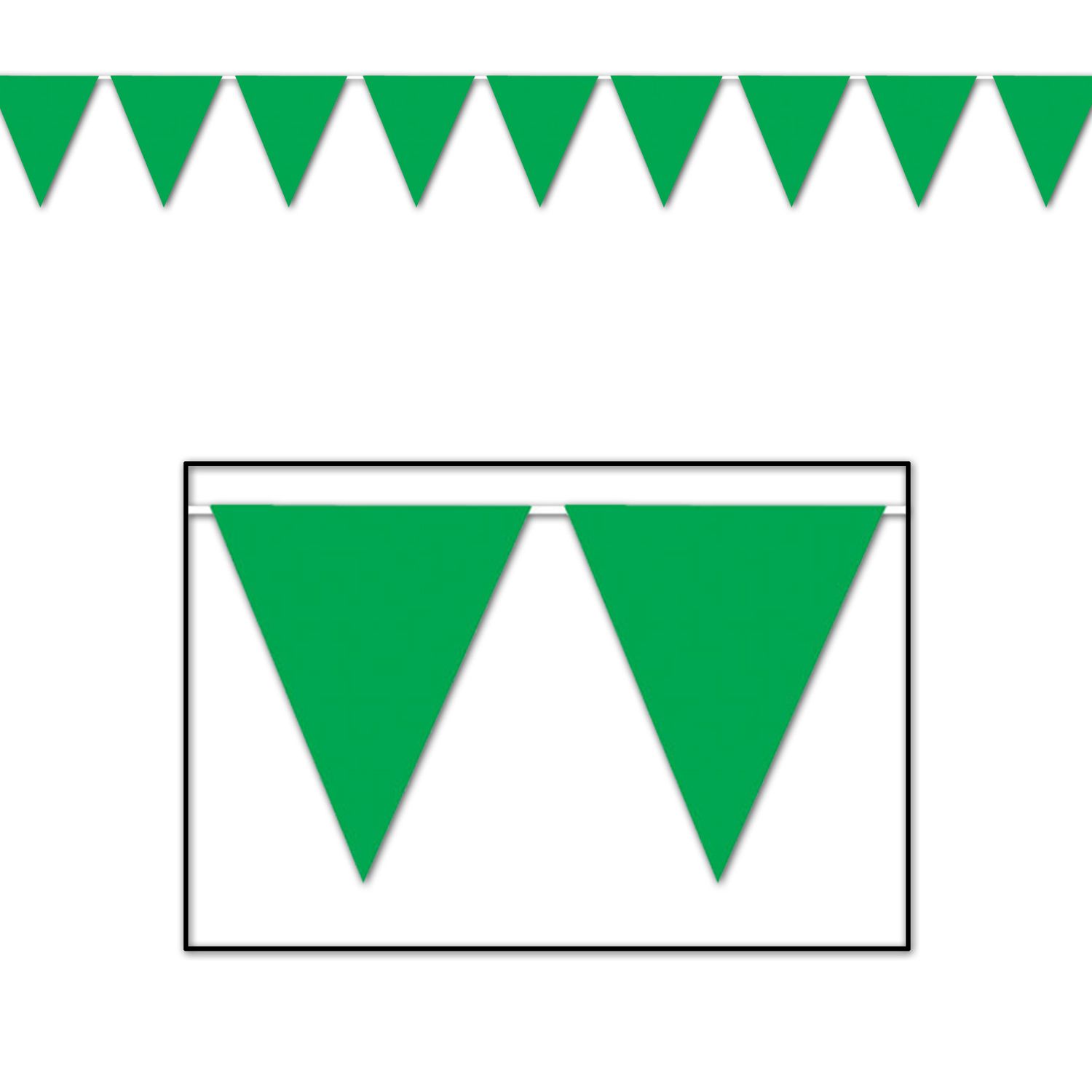 Green Pennant Banner | Fiesta Party Supplies