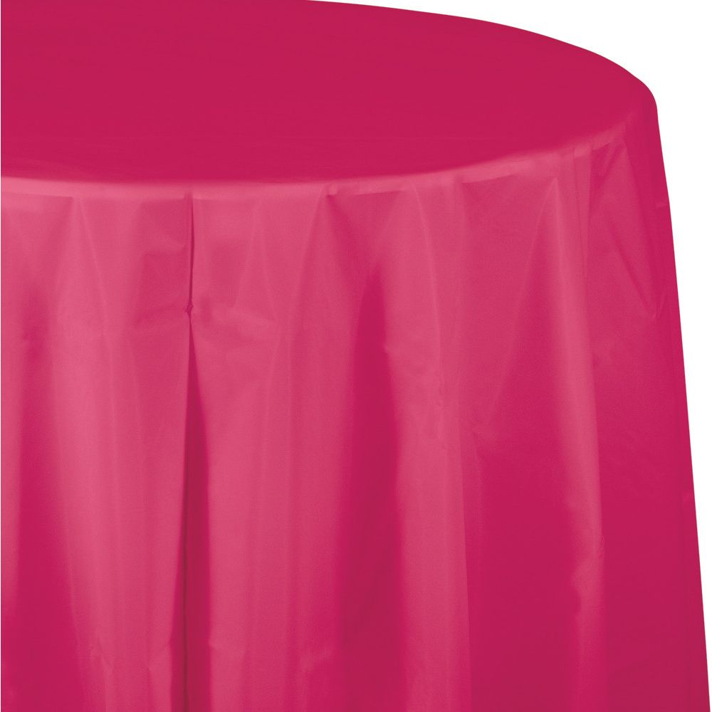 Round Table Cover Hot Pink | Fiesta Party Supplies