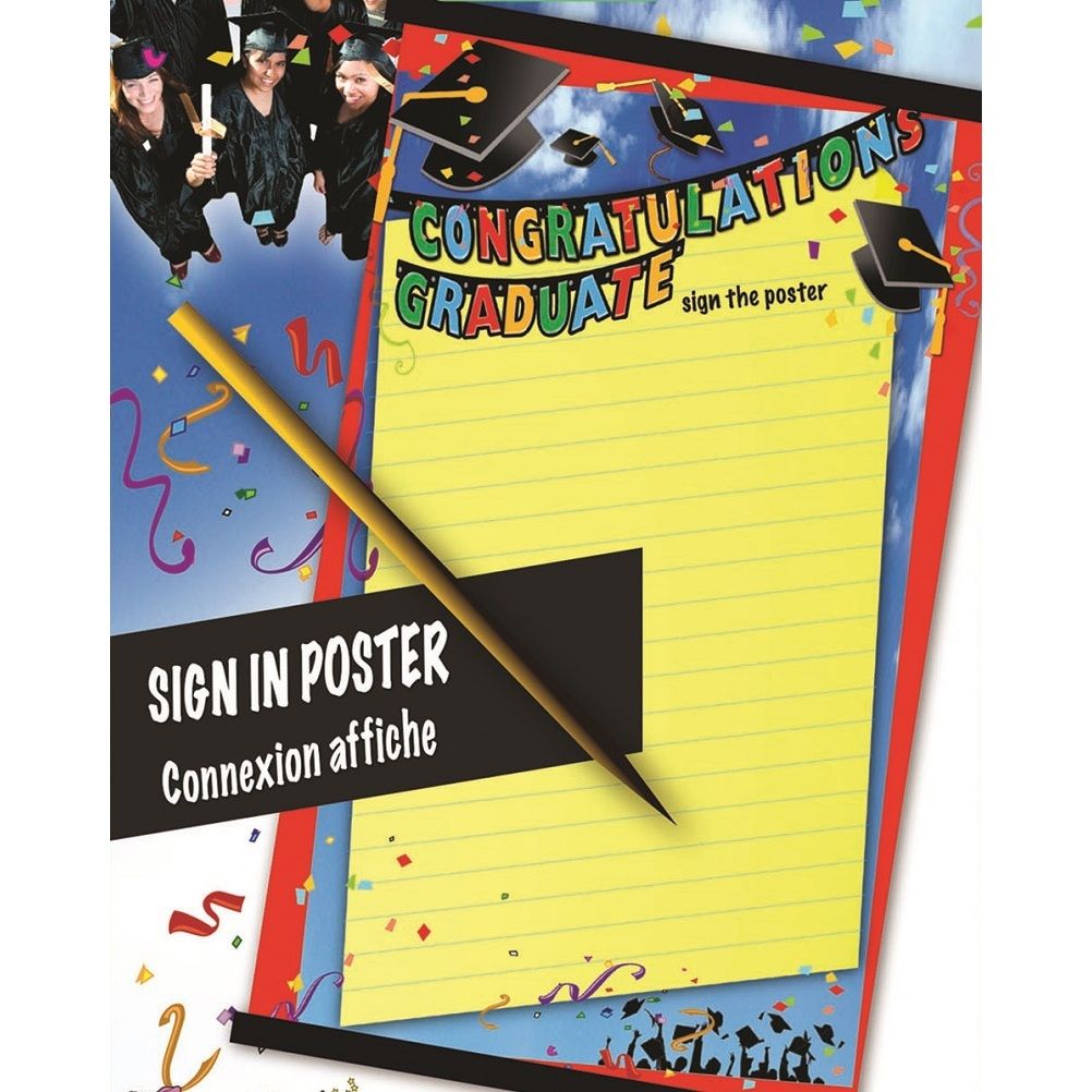 Graduation Sign-In Scroll | Fiesta Party Supplies