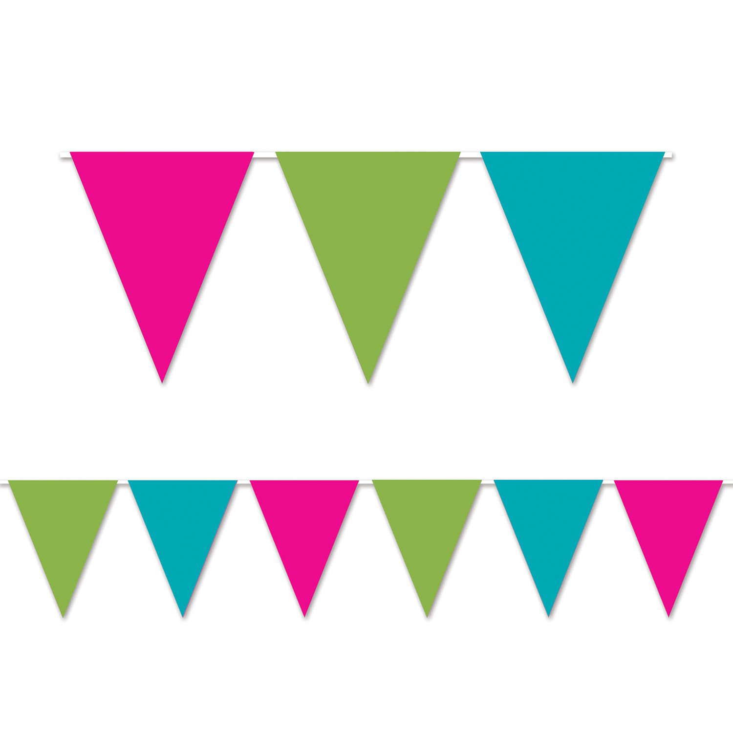 Neon Pennant Banner | Fiesta Party Supplies