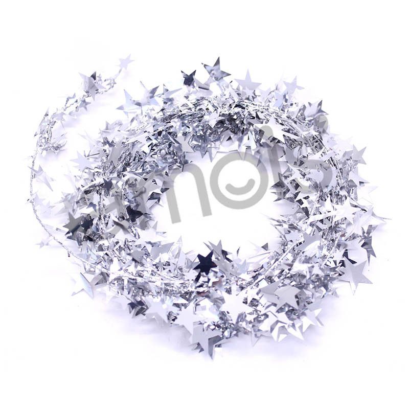 Silver Star Wire Garland | Fiesta Party Supplies