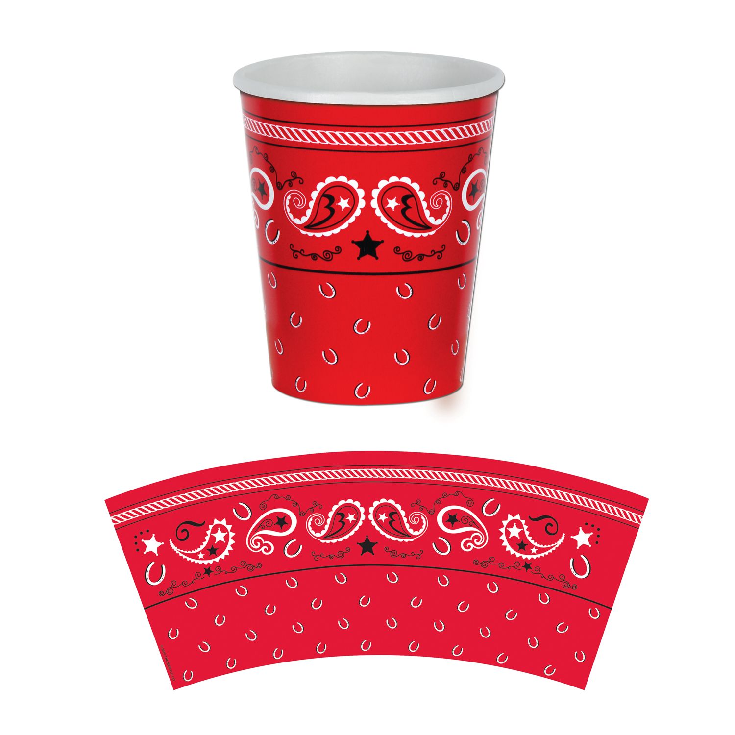 Bandana Cups | Fiesta Party Supplies