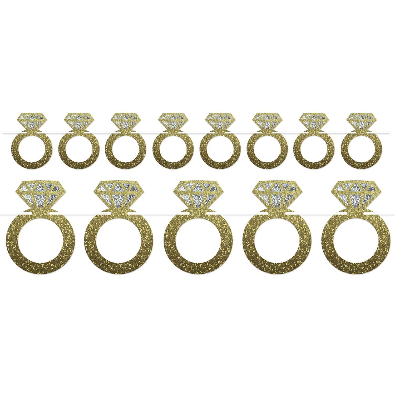 Diamond Rings Streamer | Fiesta Party Supplies