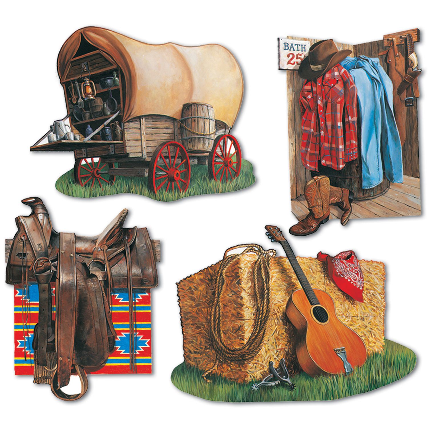 Cowboy Cutouts | Fiesta Party Supplies