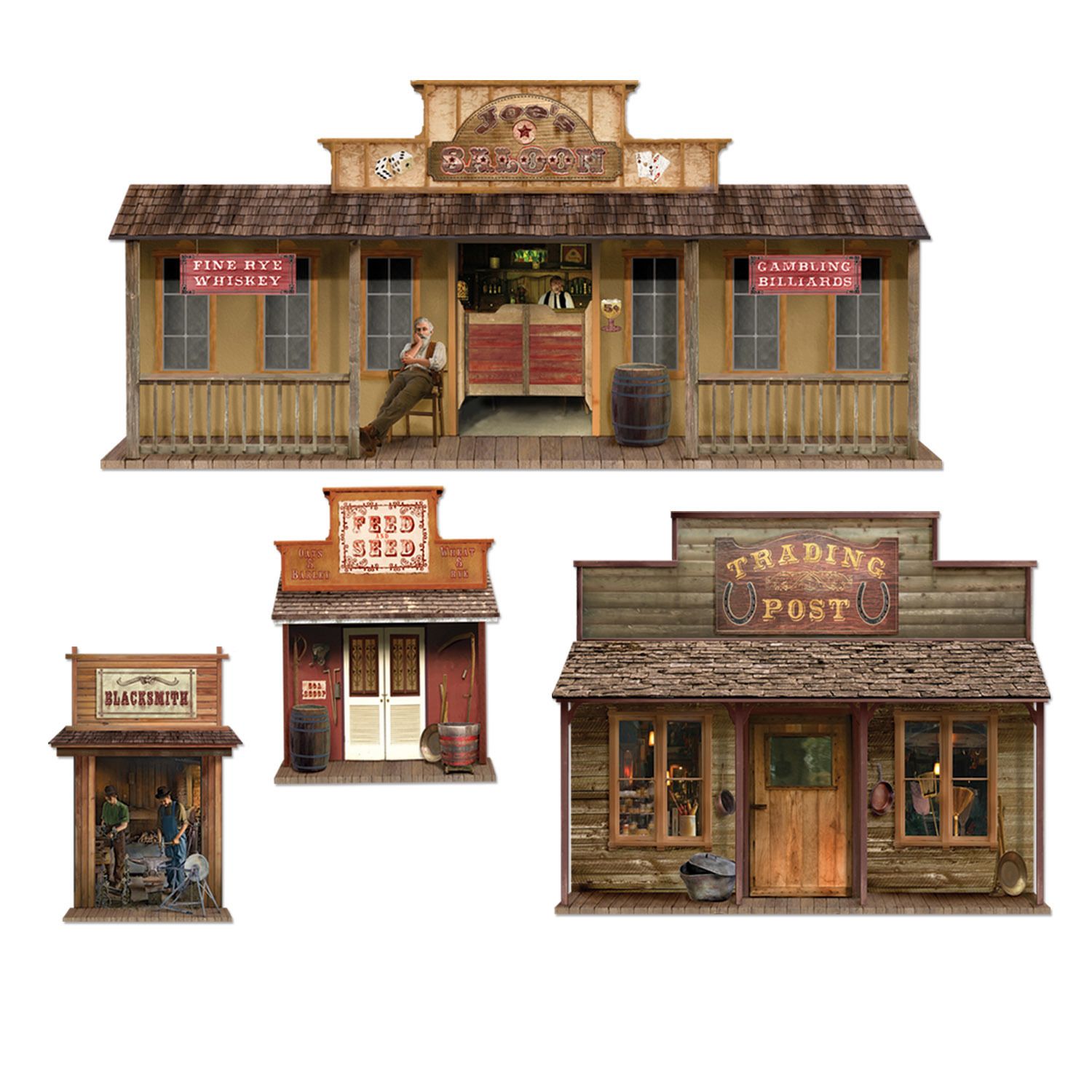 Wild West Town Props | Fiesta Party Supplies