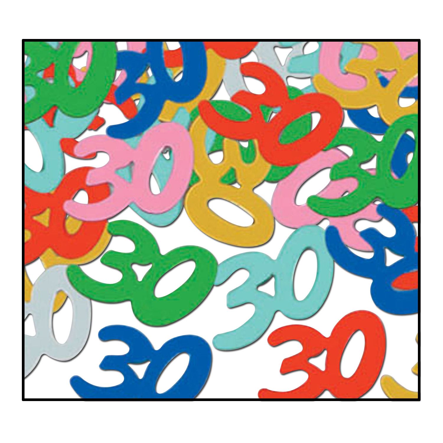 "30" Confetti Multicolor | Fiesta Party Supplies