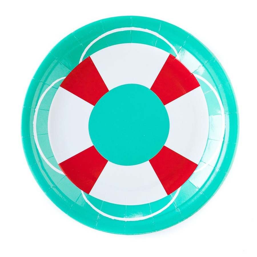 Life Preserver 9" Plates | Fiesta Party Supplies