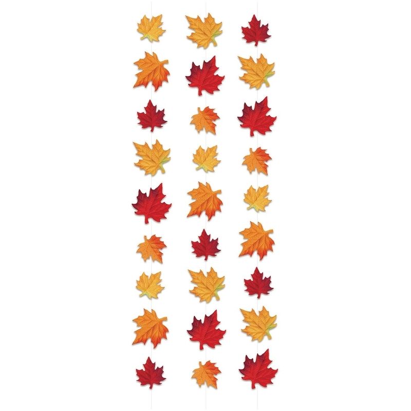 Fabric Autumn Leaves Stringers | Fiesta Party Supplies