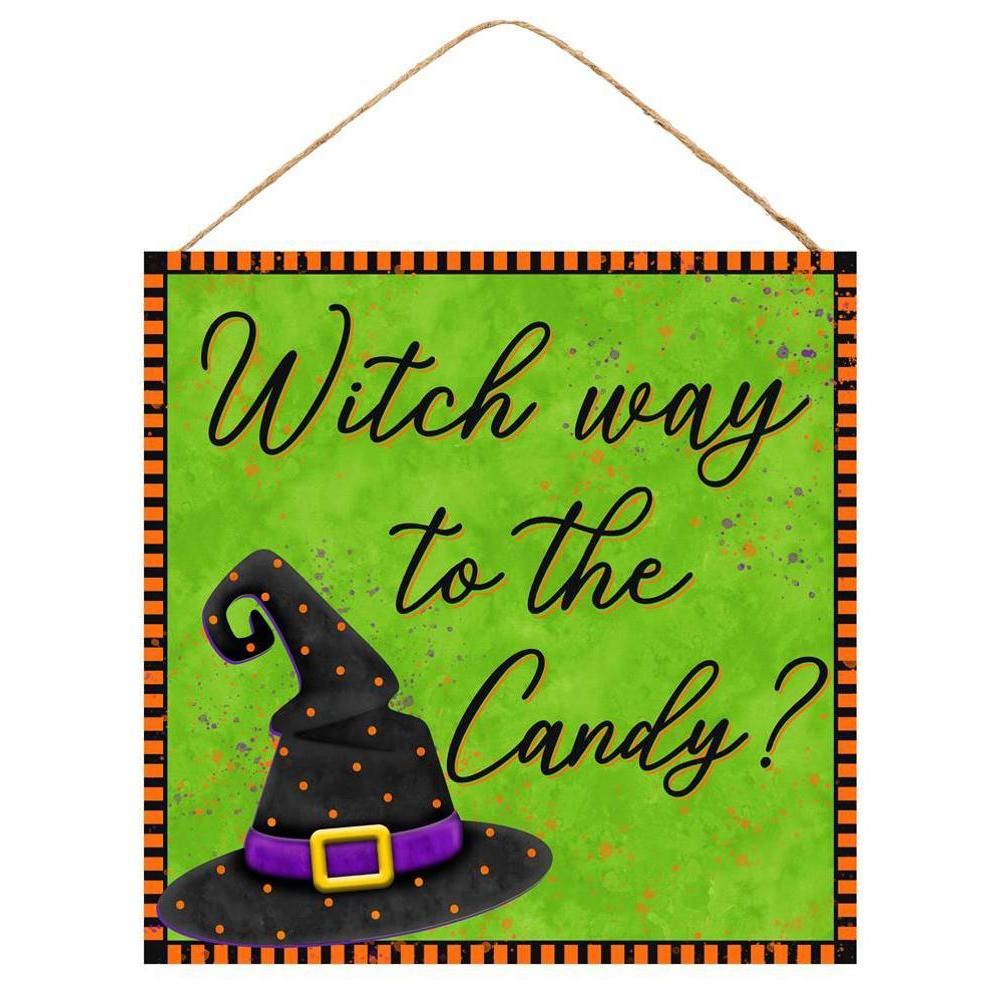 Witch Way to the Candy Sign | Fiesta Party Supplies