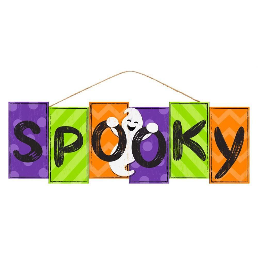 Spooky Block Sign | Fiesta Party Supplies
