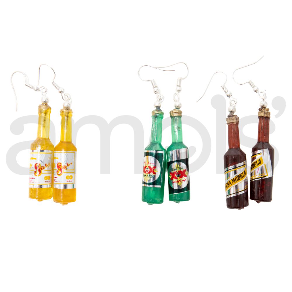 Beer Bottle Earrings | Fiesta Party Supplies