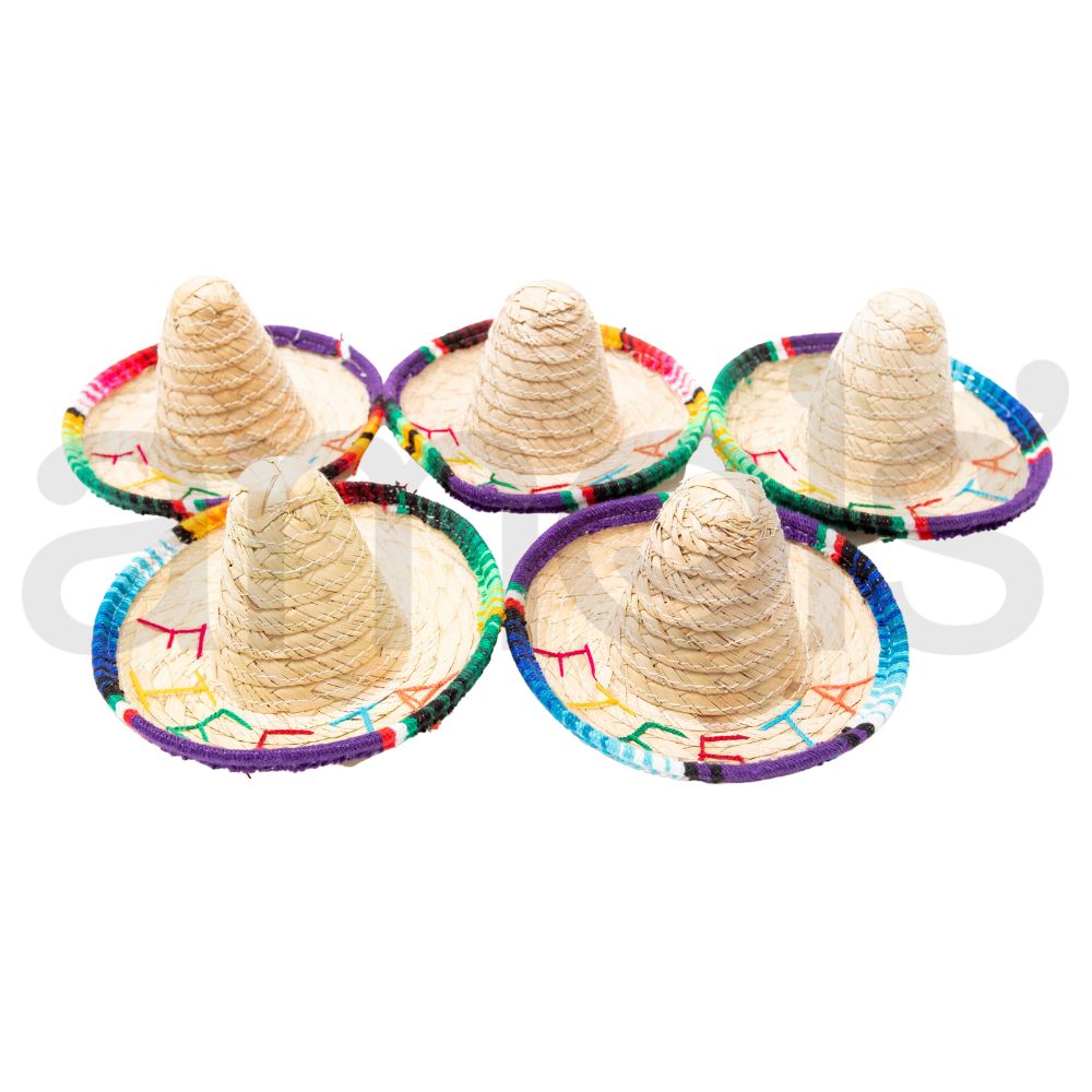 6" "Fiesta" Serape Trim Hat | Fiesta Party Supplies